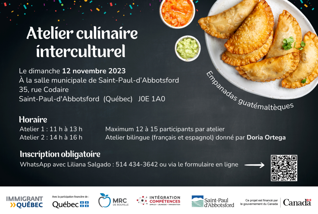 Atelier culinaire interculturel dans notre Municipalité - Ce 12 ...